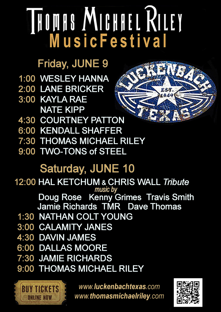 Thomas Michael Riley s Music Festival Best In Texas LIVE Music